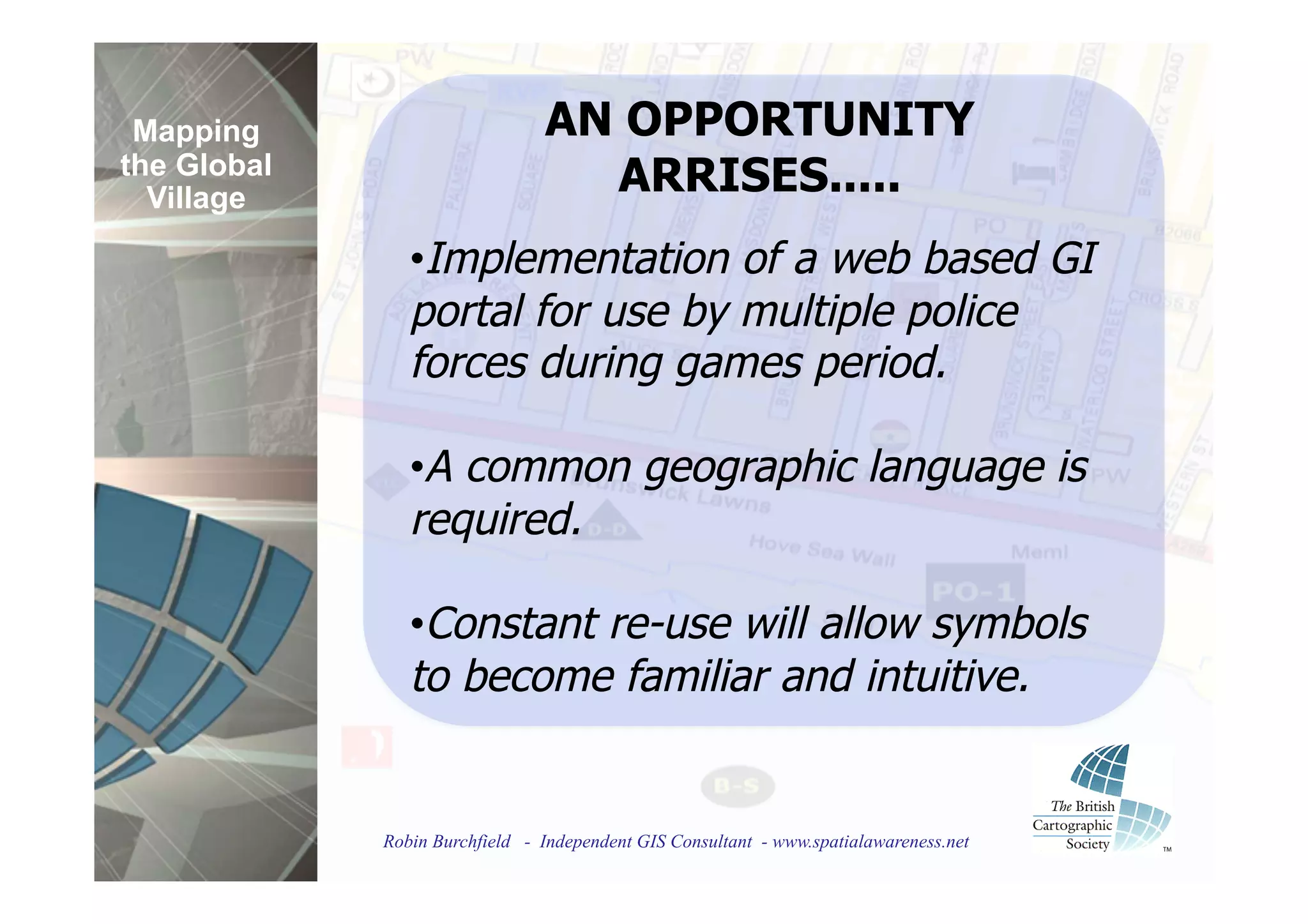 A common mapping symbology across national security stakeholders during ...