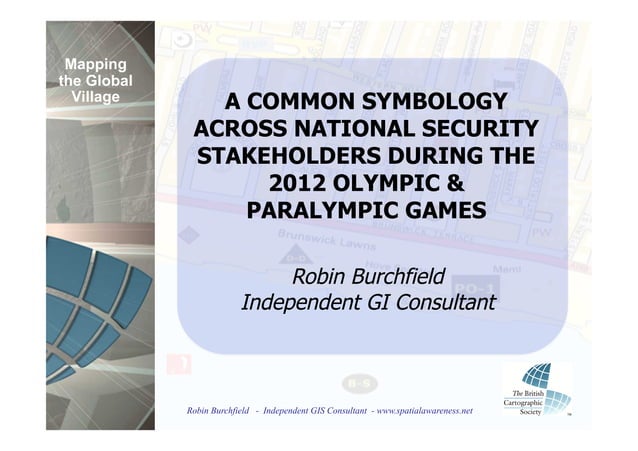 A common mapping symbology across national security stakeholders during ...