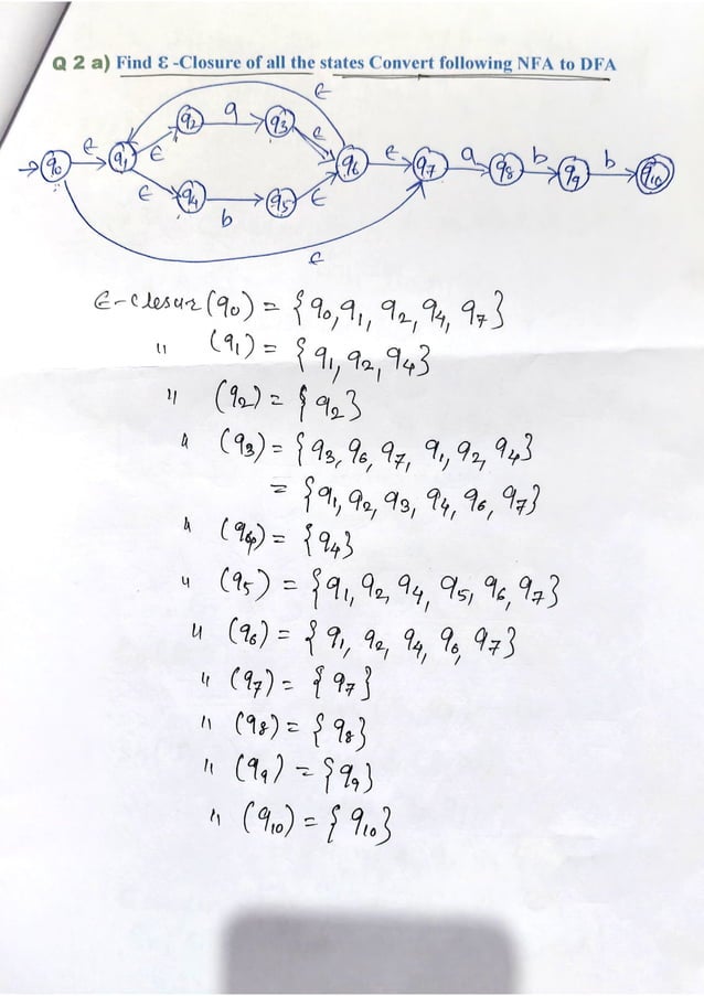 BCS503 Model Question Paper Solution Theory of Computation | PDF