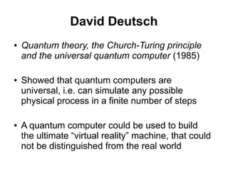 BCS APSG Quantum Computing tutorial | PDF