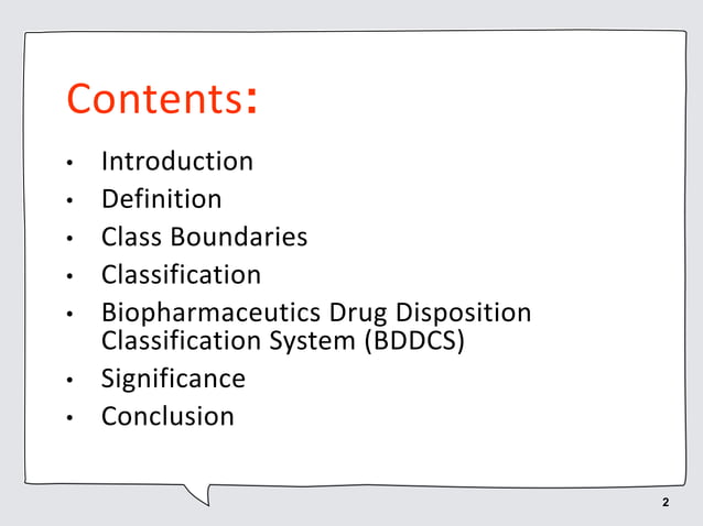 Bcs classification by sneha gaurkar | PPTX