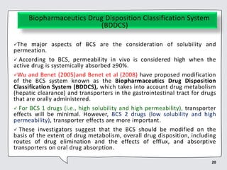 Bcs classification by sneha gaurkar | PPTX