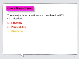 Bcs classification by sneha gaurkar | PPTX