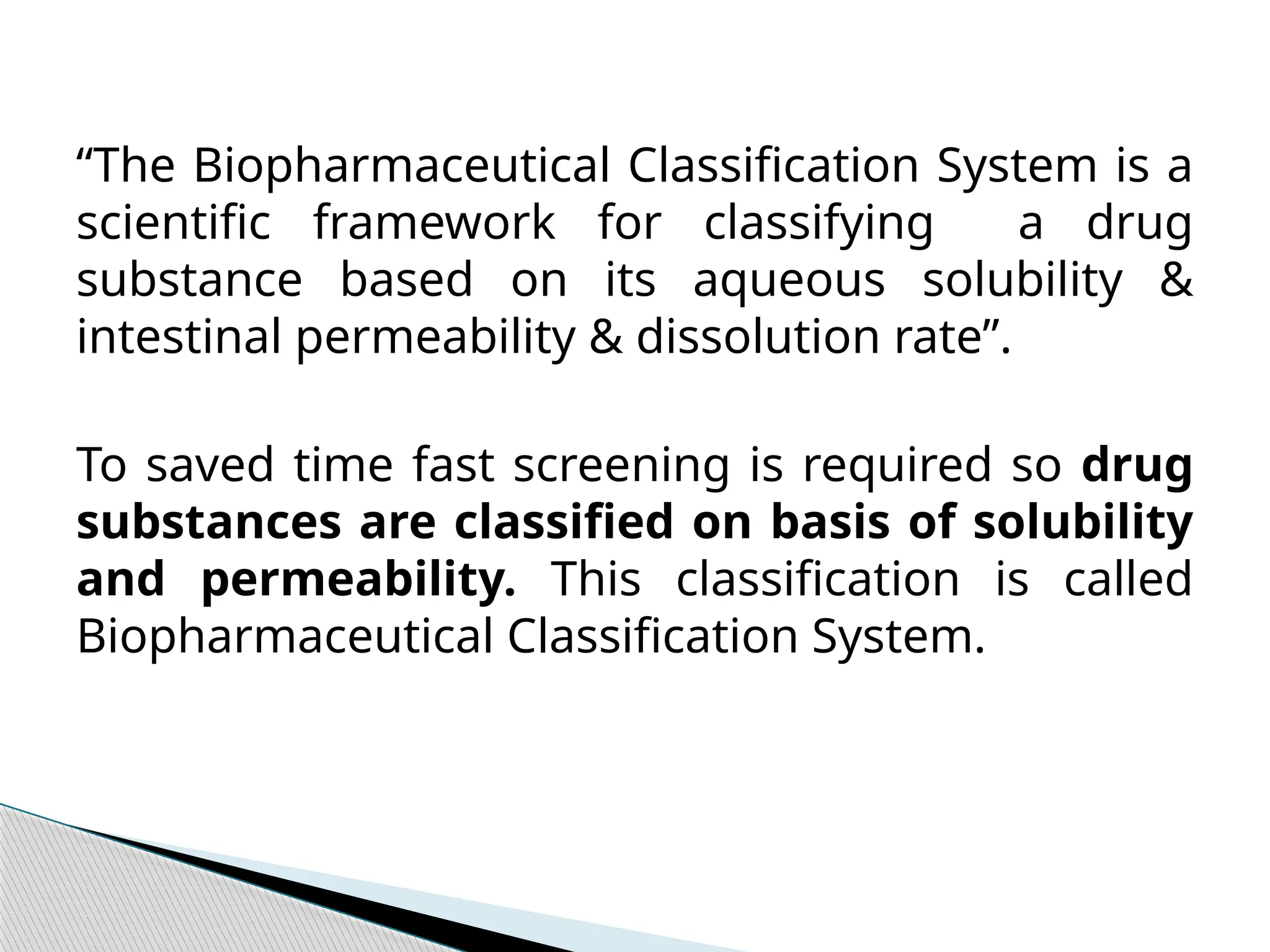 Industrial Pharmacy , unit-I BCS Classification | PPTX