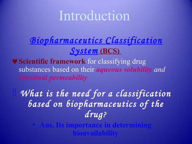 Bcs classification system | PPT