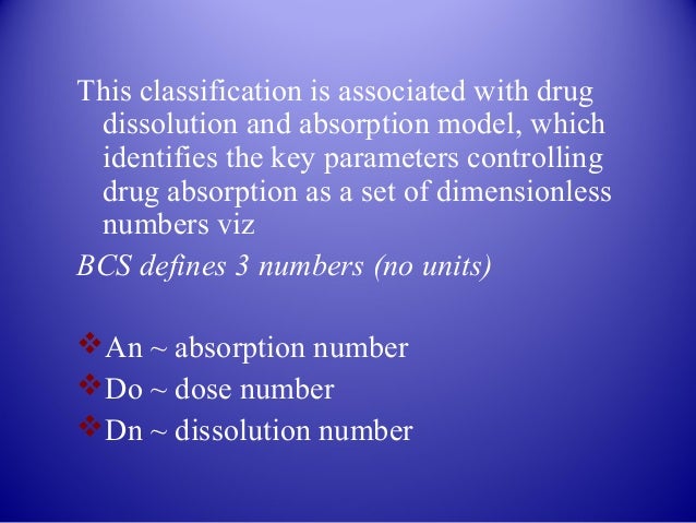 Bcs classification system
