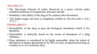 Biopharmaceutical classification system | PPTX