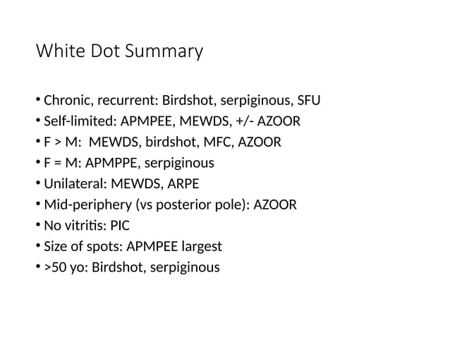 Opththalmology Bcsc Uveitis Part 2 Pptx