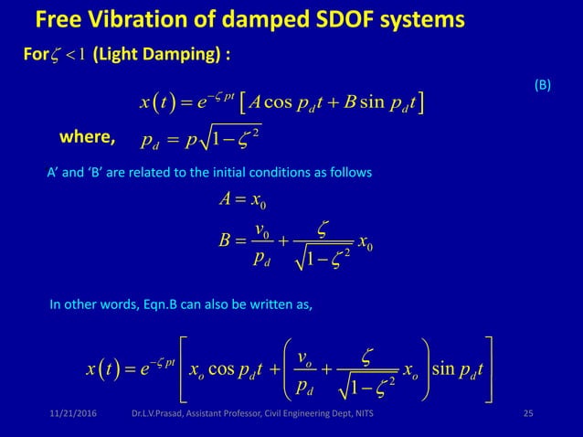 Basic concepts on structural dynamics | PPTX | Geology | Science