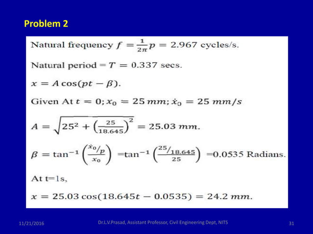 Basic concepts on structural dynamics | PPTX | Geology | Science
