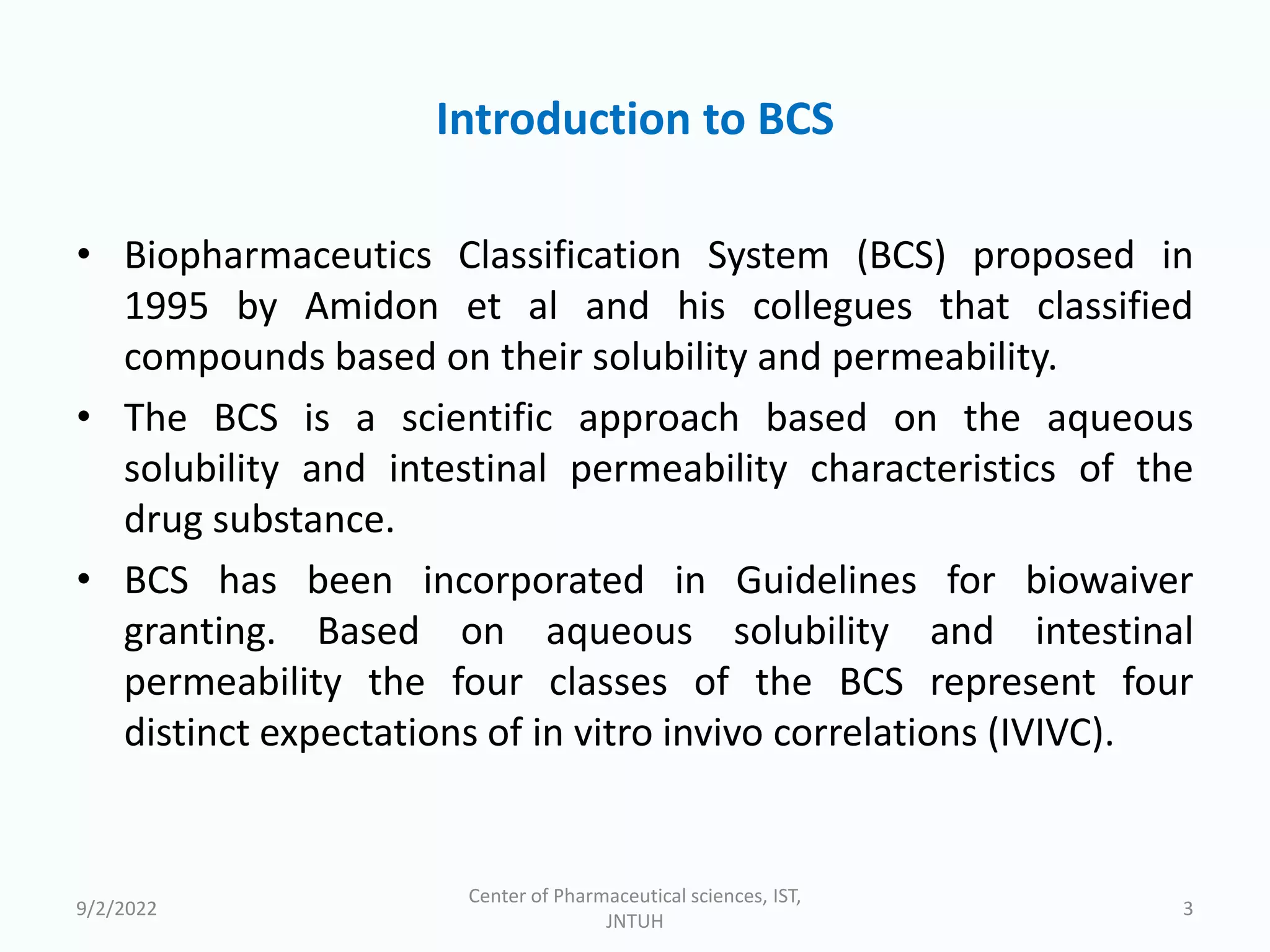 BCS Guideline for solubility and Dissolution.pptx