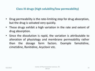 BCS Guideline for solubility and Dissolution.pptx