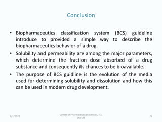 BCS Guideline for solubility and Dissolution.pptx