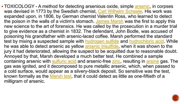 history and development of forensic science | PPTX