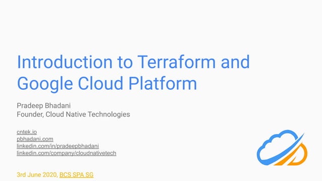Introduction to Terraform and Google Cloud Platform | PDF | Cloud Computing | Internet