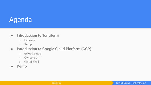Introduction to Terraform and Google Cloud Platform | PDF | Cloud Computing | Internet