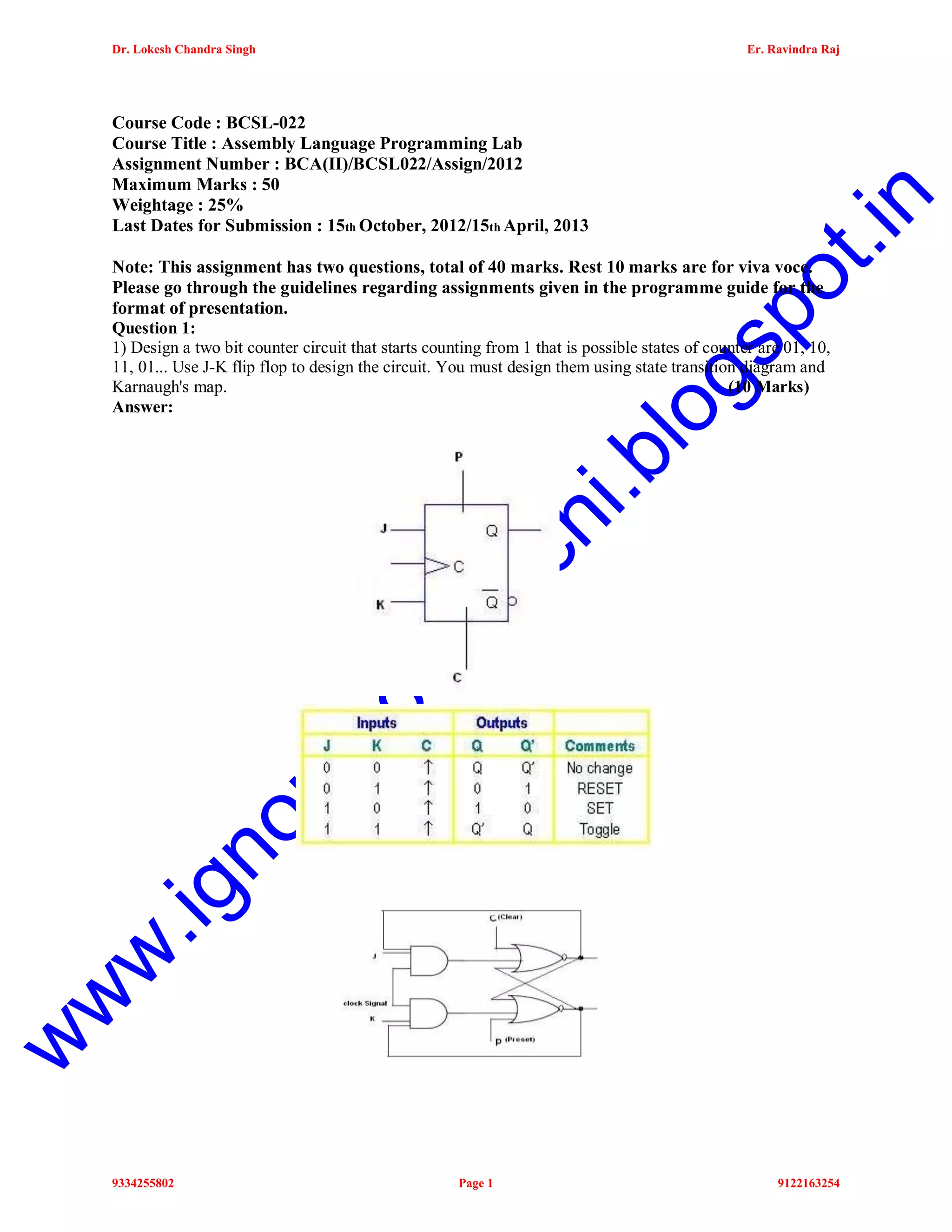 Bcsl 022 solved-assignment_2012-13 | PDF | Free Download
