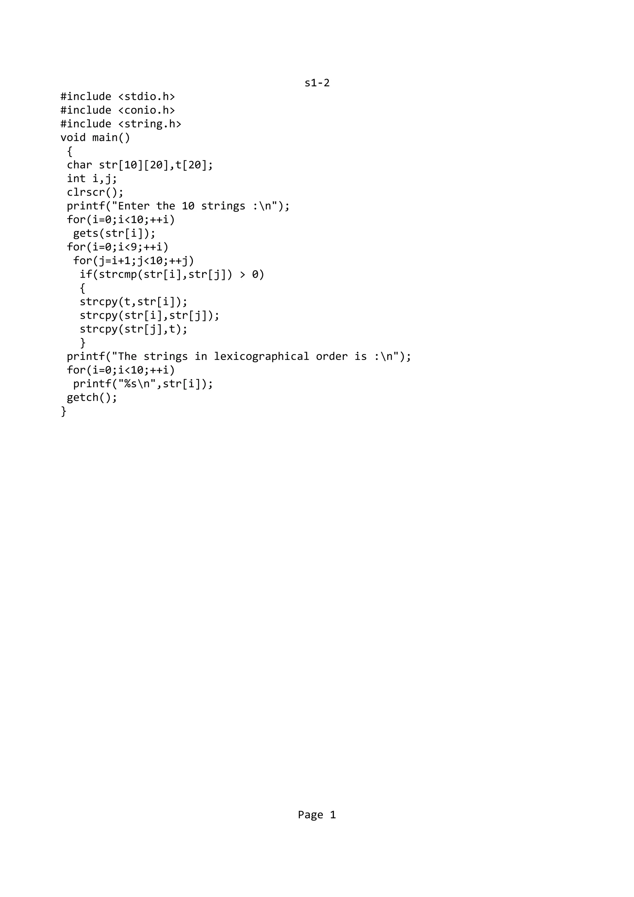 Bcsl 033 data and file structures lab s1-2 | PDF