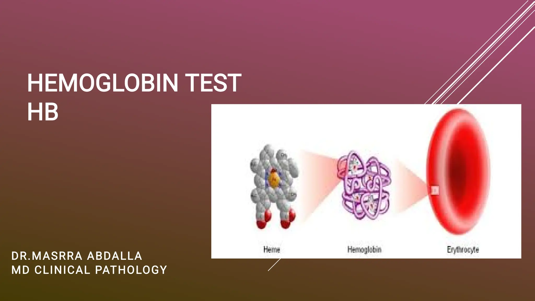 Haemoglobin test for anaemia and other blood disorders | PDF