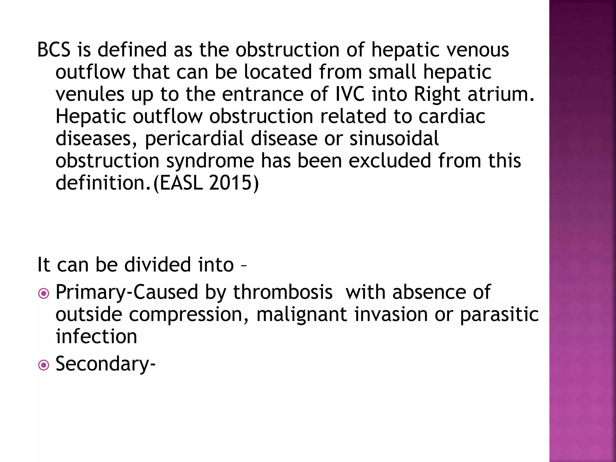 Budd chiari syndrome | PPTX