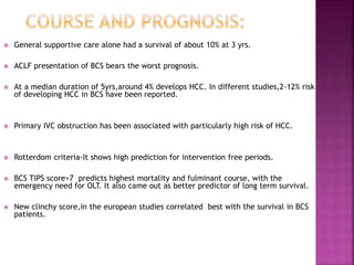 Budd chiari syndrome | PPTX