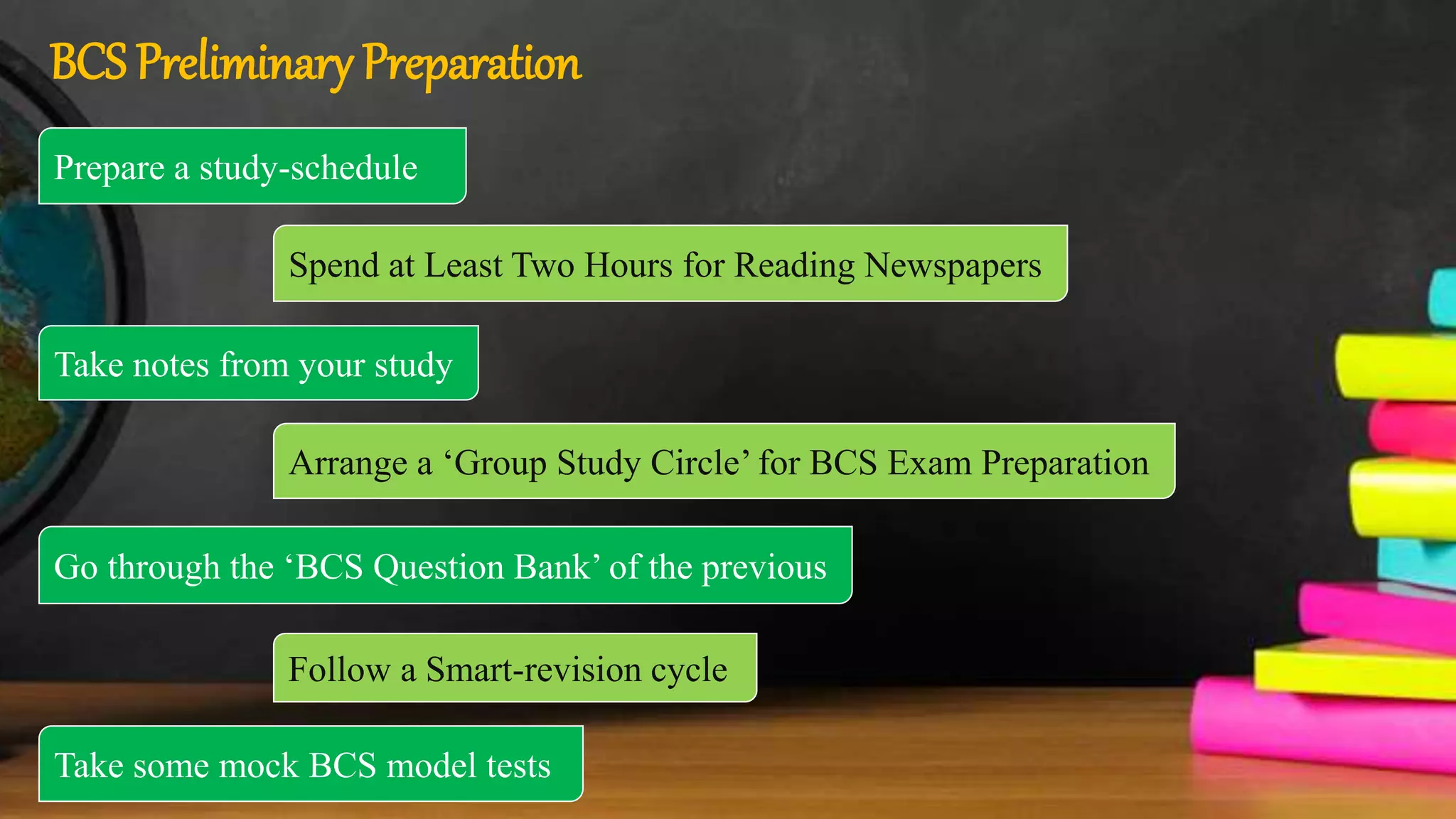 Bcs preparation | PPTX