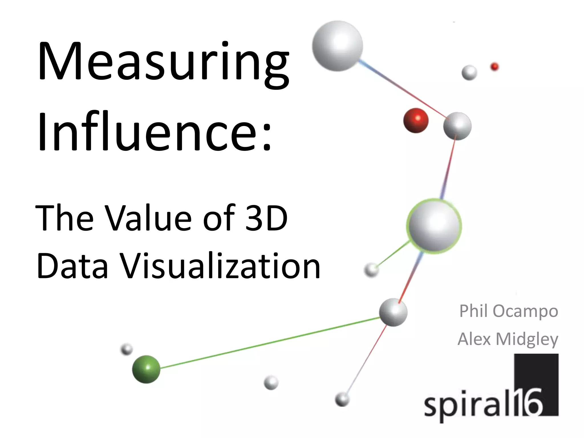 Measuring Influence: The Value of 3D Data Visualization | PPTX