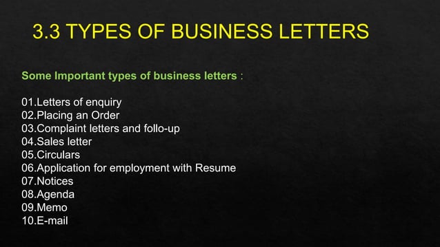 Types of business letters BCS Presentetion.pptx