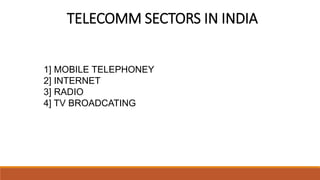 Growth of the Indian Telecommincation sectors | PPT