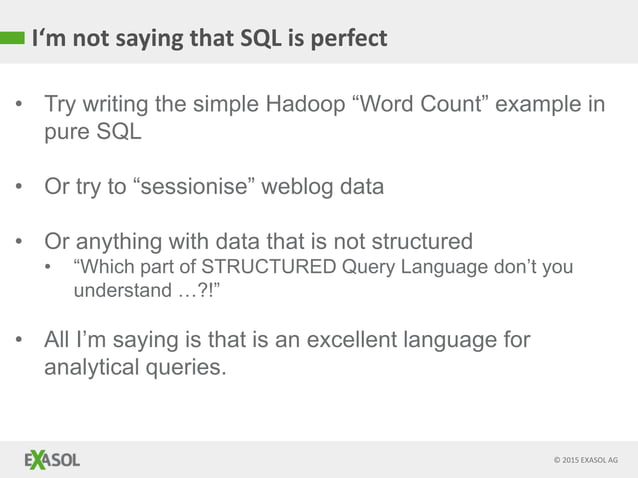 SQL vs NoSQL: Why you’ll never dump your relations - Dave Shuttleworth ...