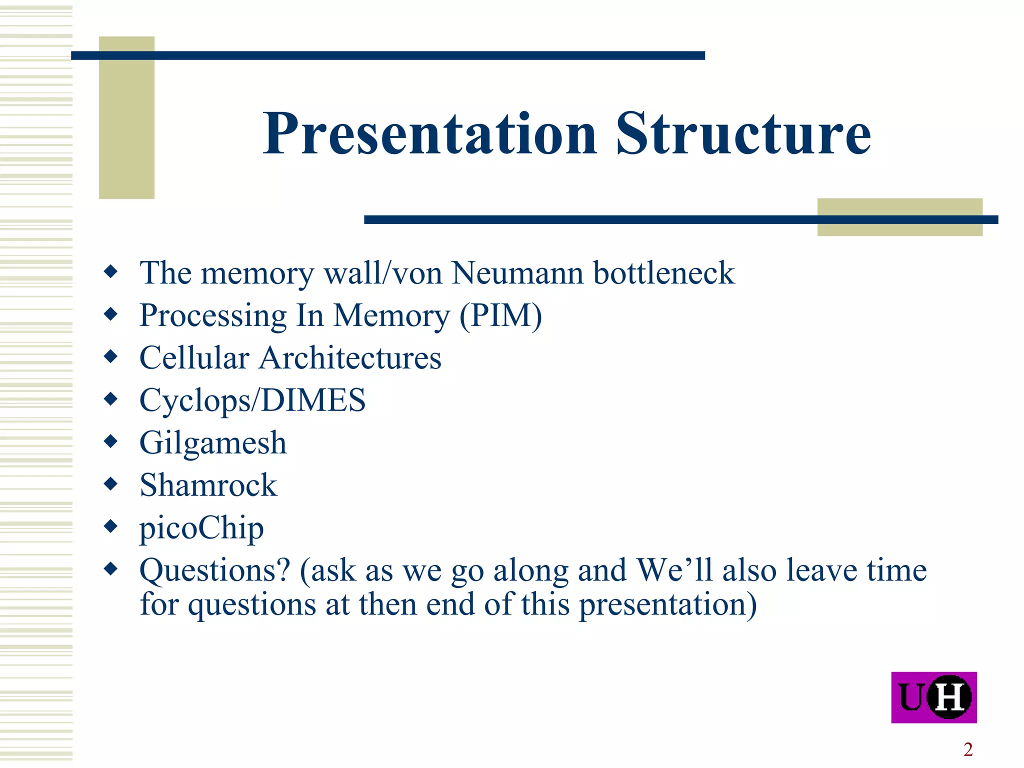 Massively Parallel Architectures | PPT