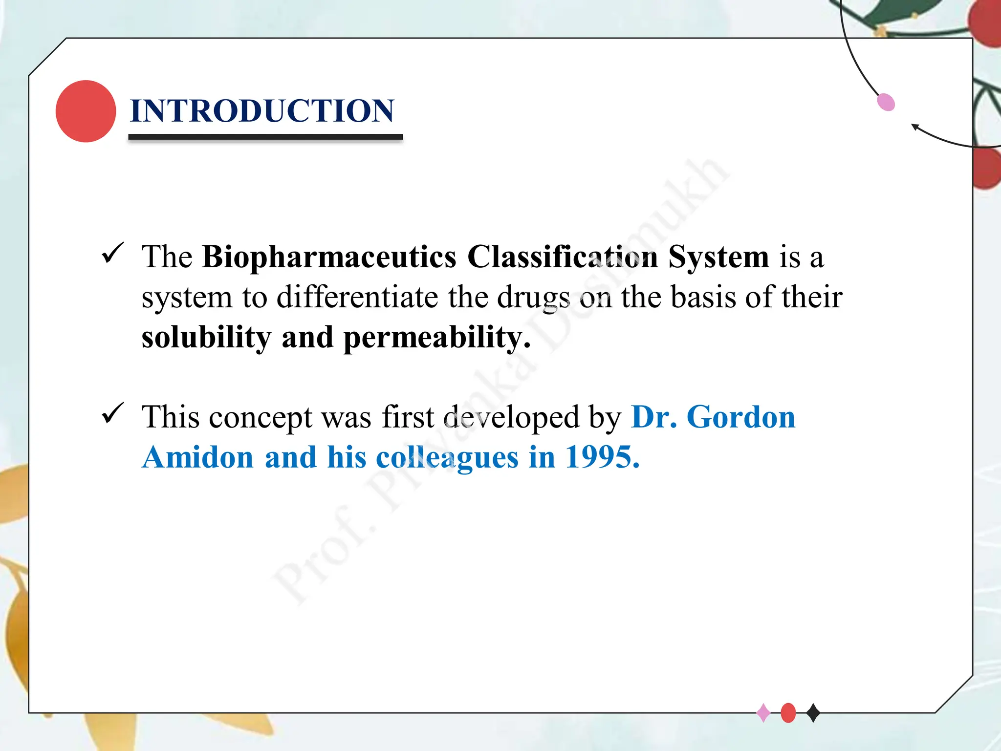 INTRODUCTION TO BIOPHARMACEUTICS CLASSIFICATION SYSTEM | PDF