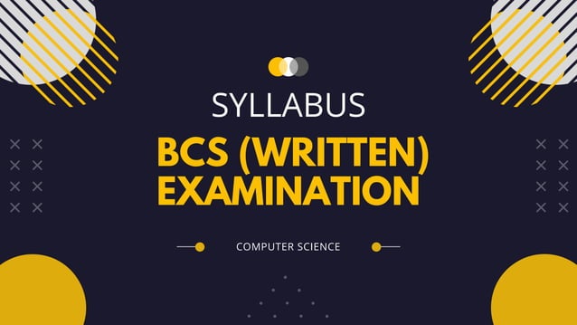 BCS (WRITTEN) EXAMINATION.pptx