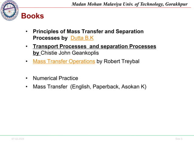 Mass Transfer operation lecture by chemical engineer | PPTX