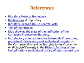 cartagena biosafety protocol | PPTX