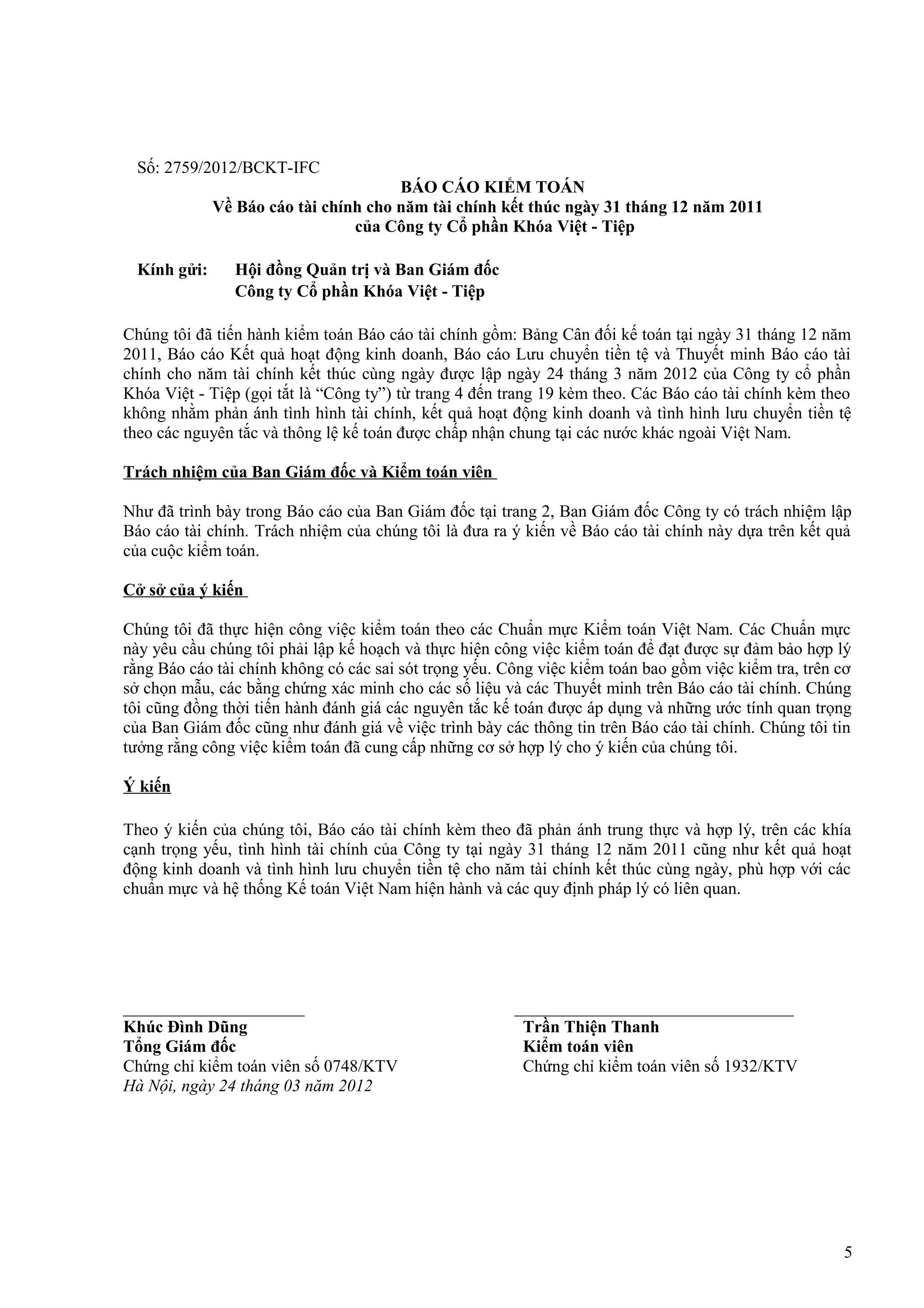 Bctc khoa viet tiep | DOC