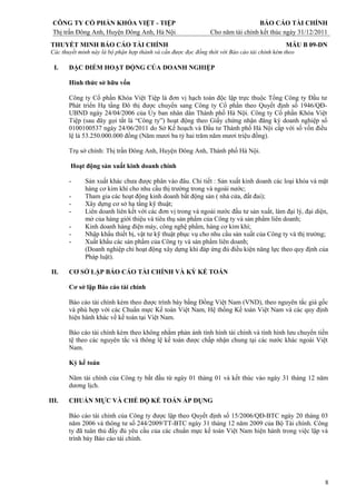 Bctc khoa viet tiep | DOC