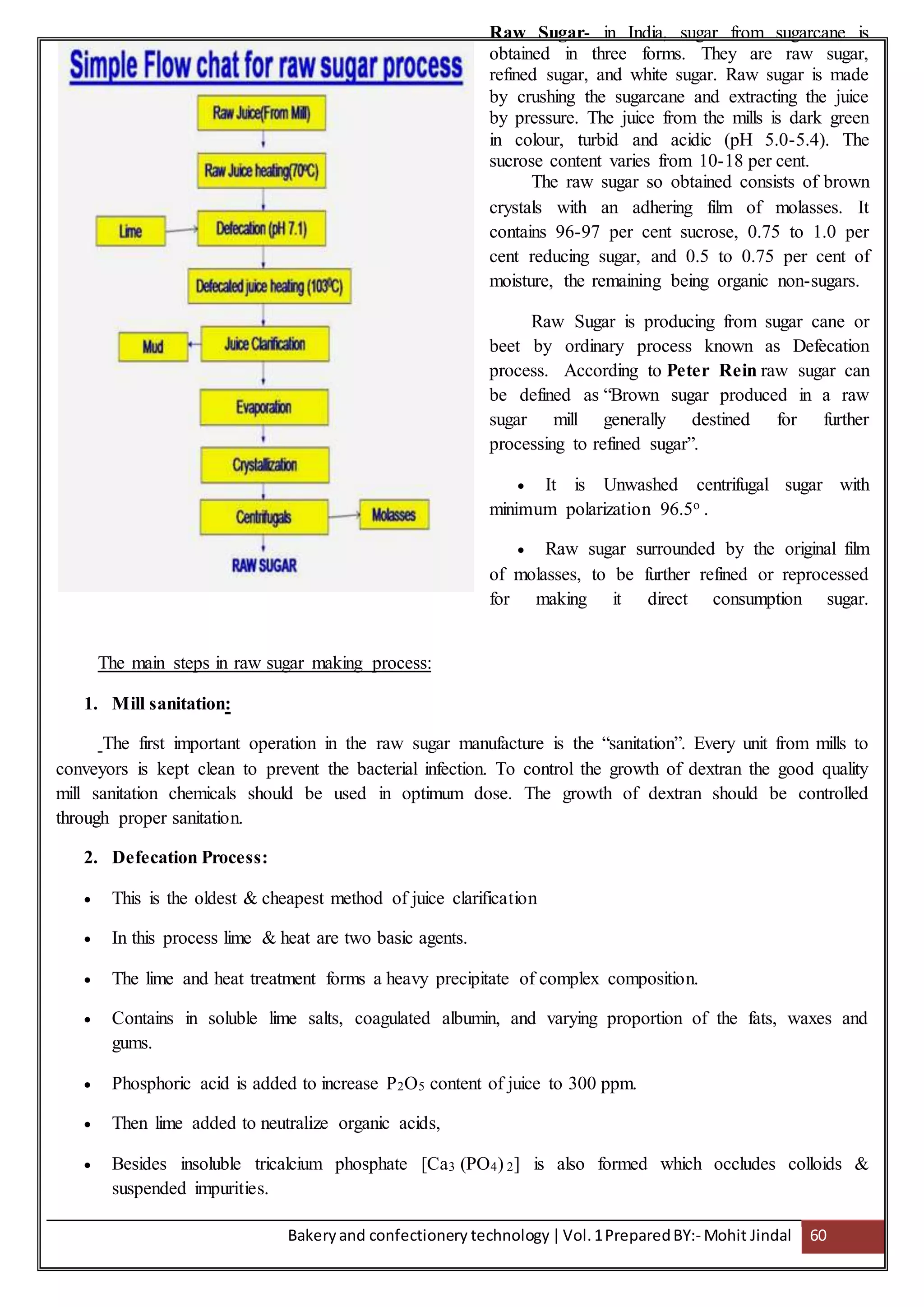 BAKERY AND CONFECTIONERY TECHNOLOGY notes | DOCX