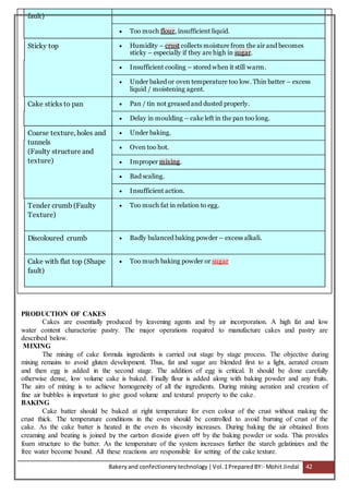 BAKERY AND CONFECTIONERY TECHNOLOGY notes | DOCX