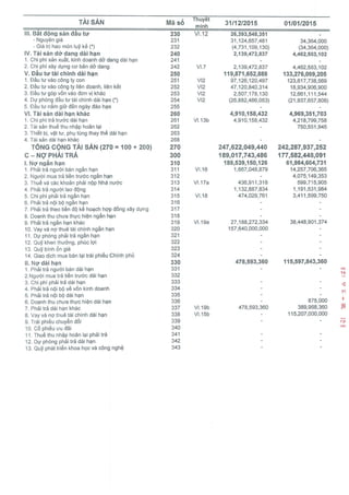 BCTC riêng quý 4/2015 | PDF