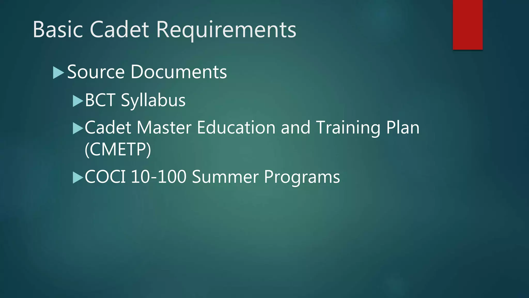 Bct Documentation | PPT