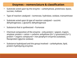 ENZYMES: Nomenclature & Classification.pptx