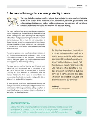 BC Tech Submission to the Economic Recovery Task Force (June 2020) | PDF