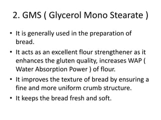 Emulsifiers Utilized in Bakery Industry | PPT