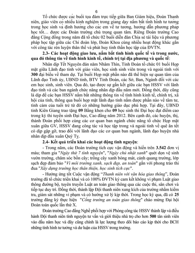 Bctk ct doan nam hoc | PDF