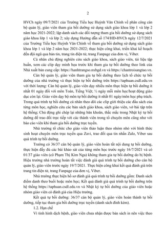 Bc tong ket bd sgk lop 1 l2-nh 21-22-hv ch | PDF