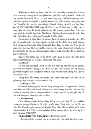 Bc tong ket bd sgk lop 1 l2-nh 21-22-hv ch | PDF