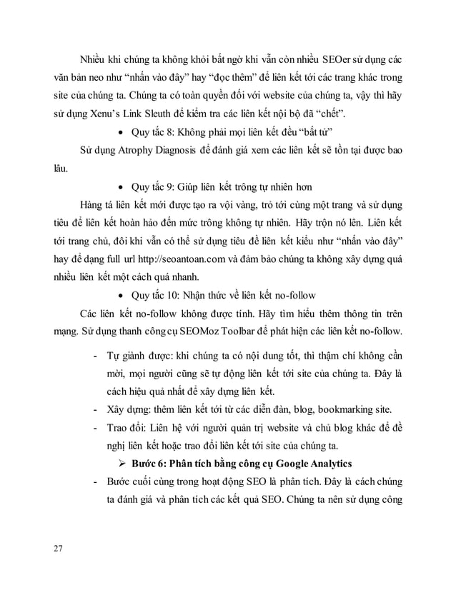 BÁO CÁO THỰC TẬP- NGHIÊN CỨU VÀ THỰC HIỆN SEO | DOCX