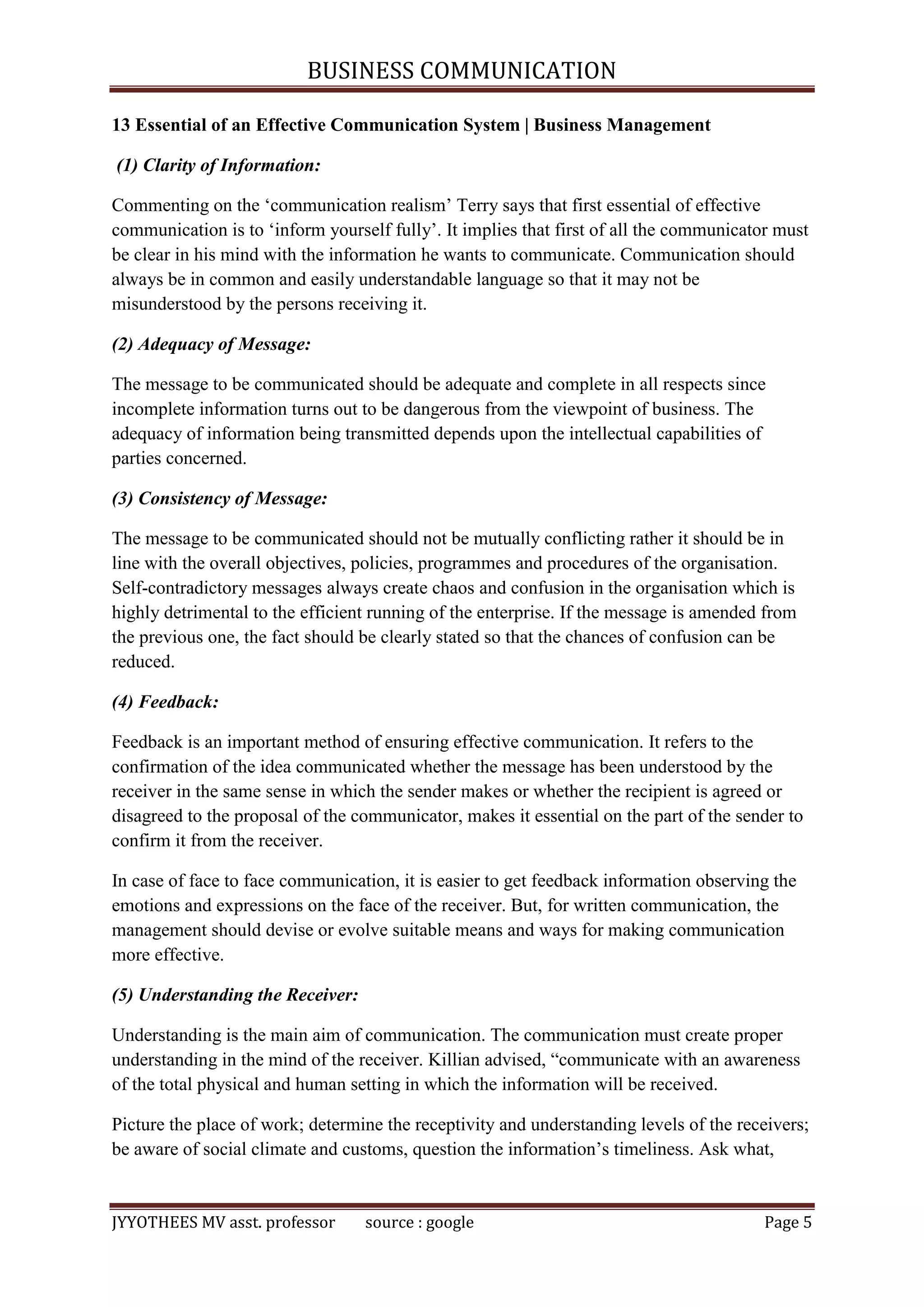 BUSINESS COMMUNICATION | PDF