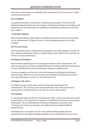 BUSINESS COMMUNICATION | PDF
